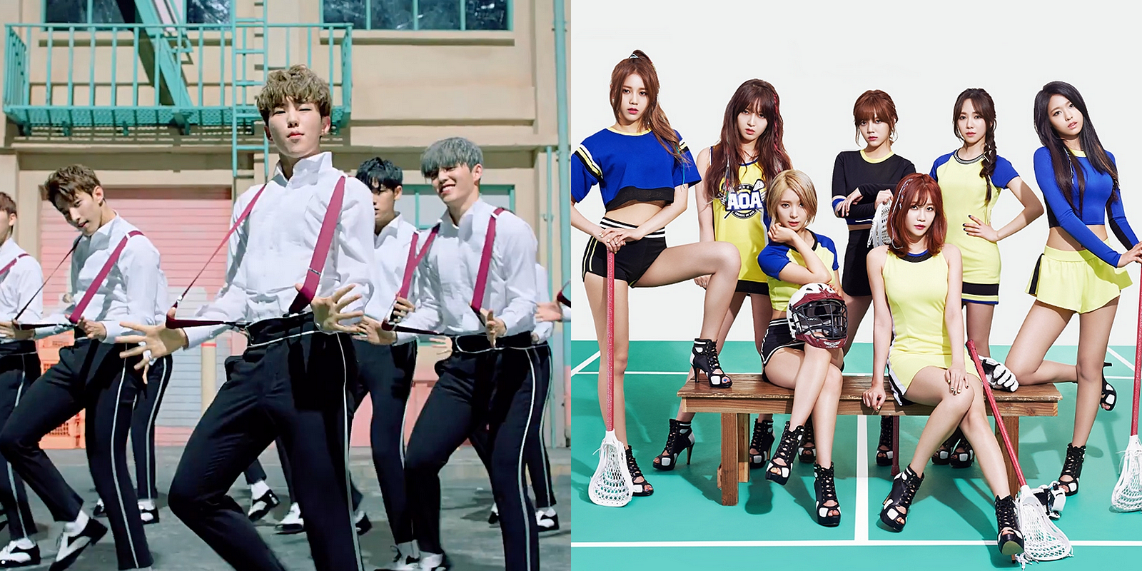 SEVENTEEN danse la chorégraphie de « Very Nice » sur « Heart Attack » de AOA – K-GEN