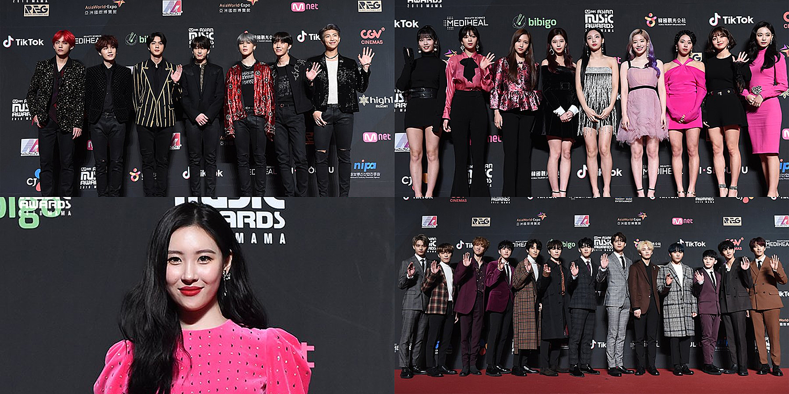 Découvrez les stars sur le tapis rouge de la 3ème journée des MAMA 2018 ...