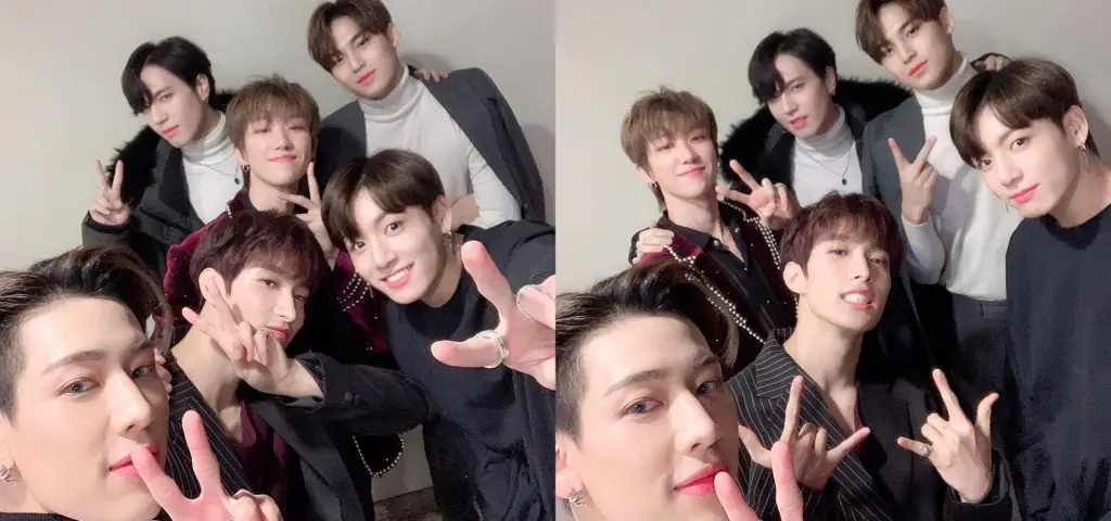 Les idols nés en 1997 affichent leurs retrouvailles dans les coulisses ...