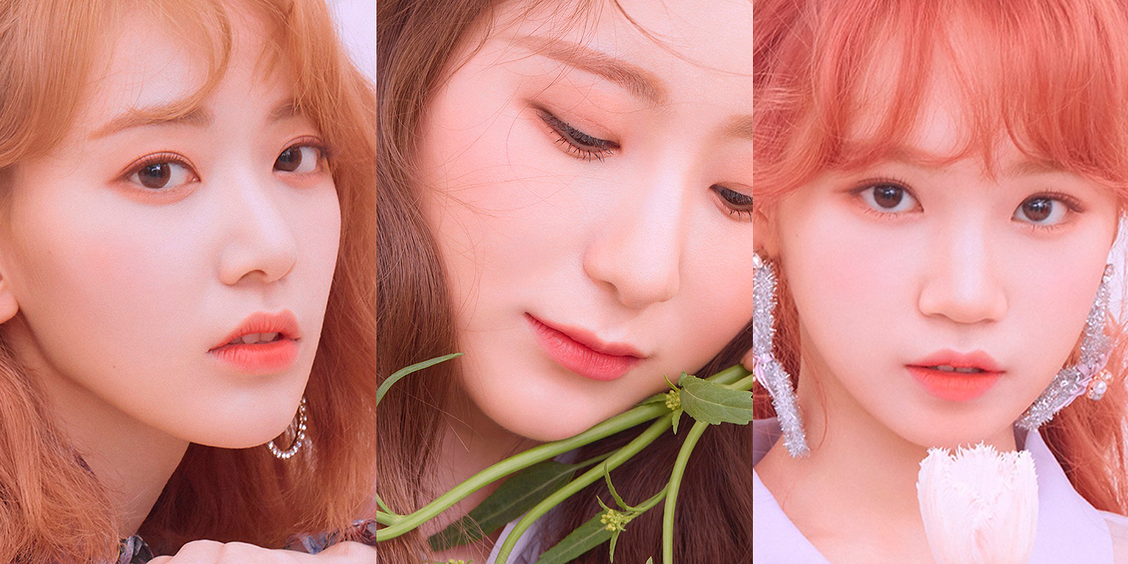 IZ*ONE : Photos teasers individuelles de Miyawaki Sakura, Lee Chaeyeon et Kim Chaewon pour ...