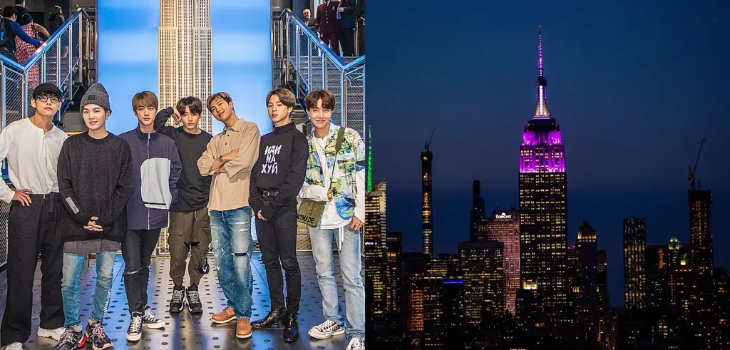 L’Empire State Building a brillé aux couleurs de BTS et des ARMYs – K-GEN