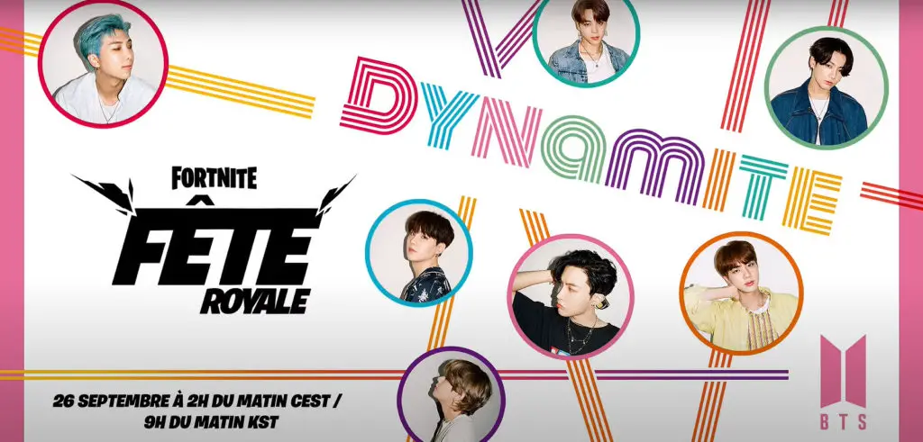 BTS va dévoiler un nouveau MV pour « Dynamite » sur Fortnite – K-GEN