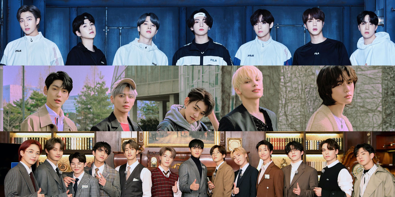 BTS, TXT et SEVENTEEN s’offrent des certifications au Japon – K-GEN