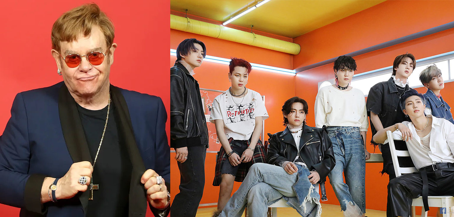 Elton John chante un extrait de « Permission to Dance » de BTS sur ...
