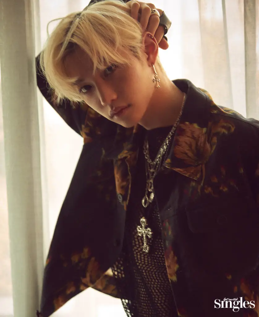 Felix (Stray Kids) pose pour Singles Korea – K-GEN