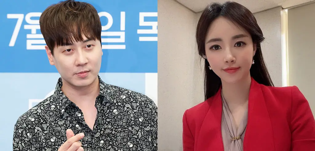 Andy (SHINHWA) et la présentatrice Lee Eun Joo annoncent la date de ...