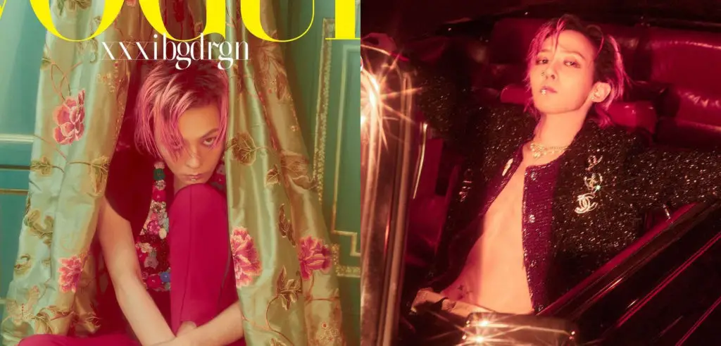 G-DRAGON (BIGBANG) pose en couverture de VOGUE KOREA – K-GEN