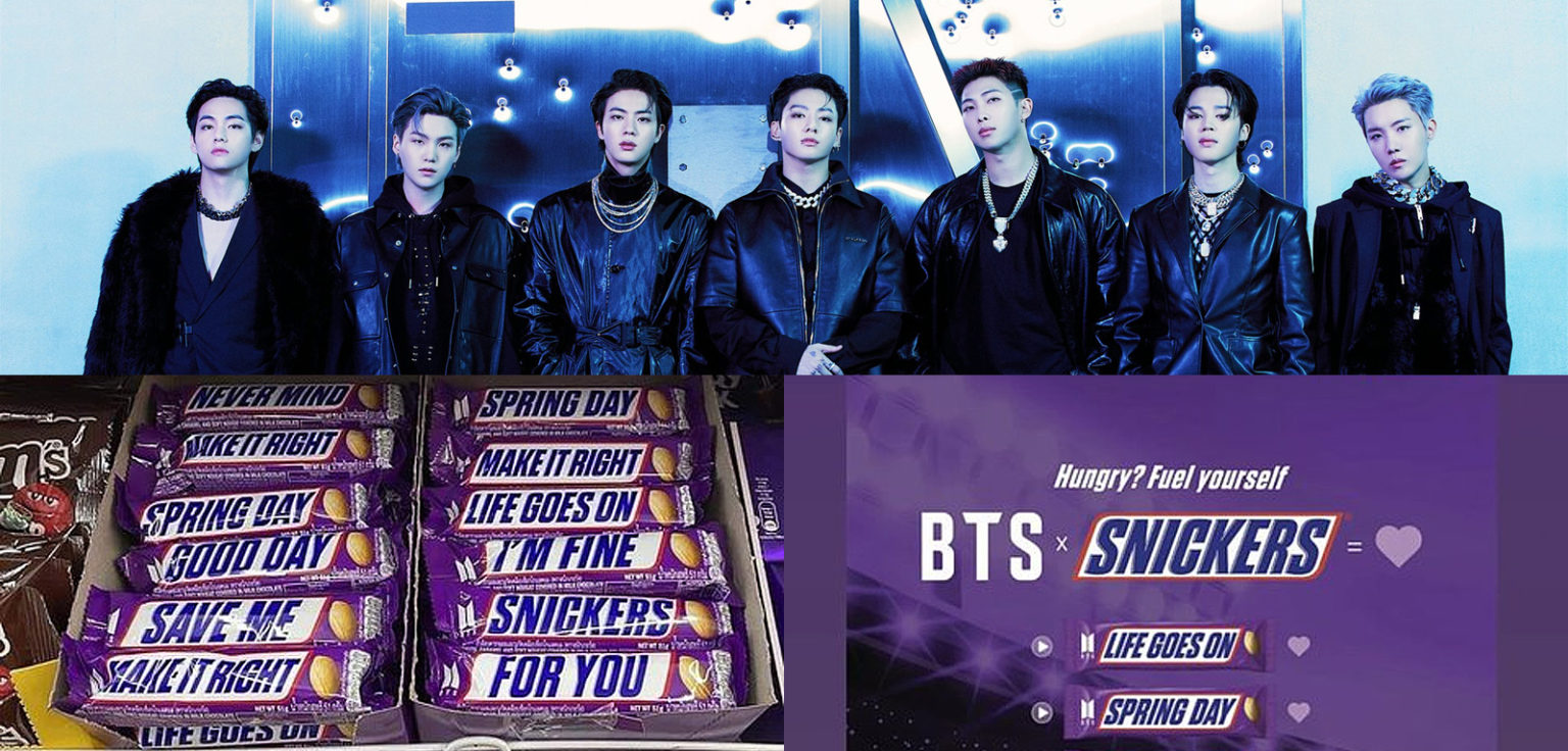 BTS collabore avec SNICKERS – K-GEN