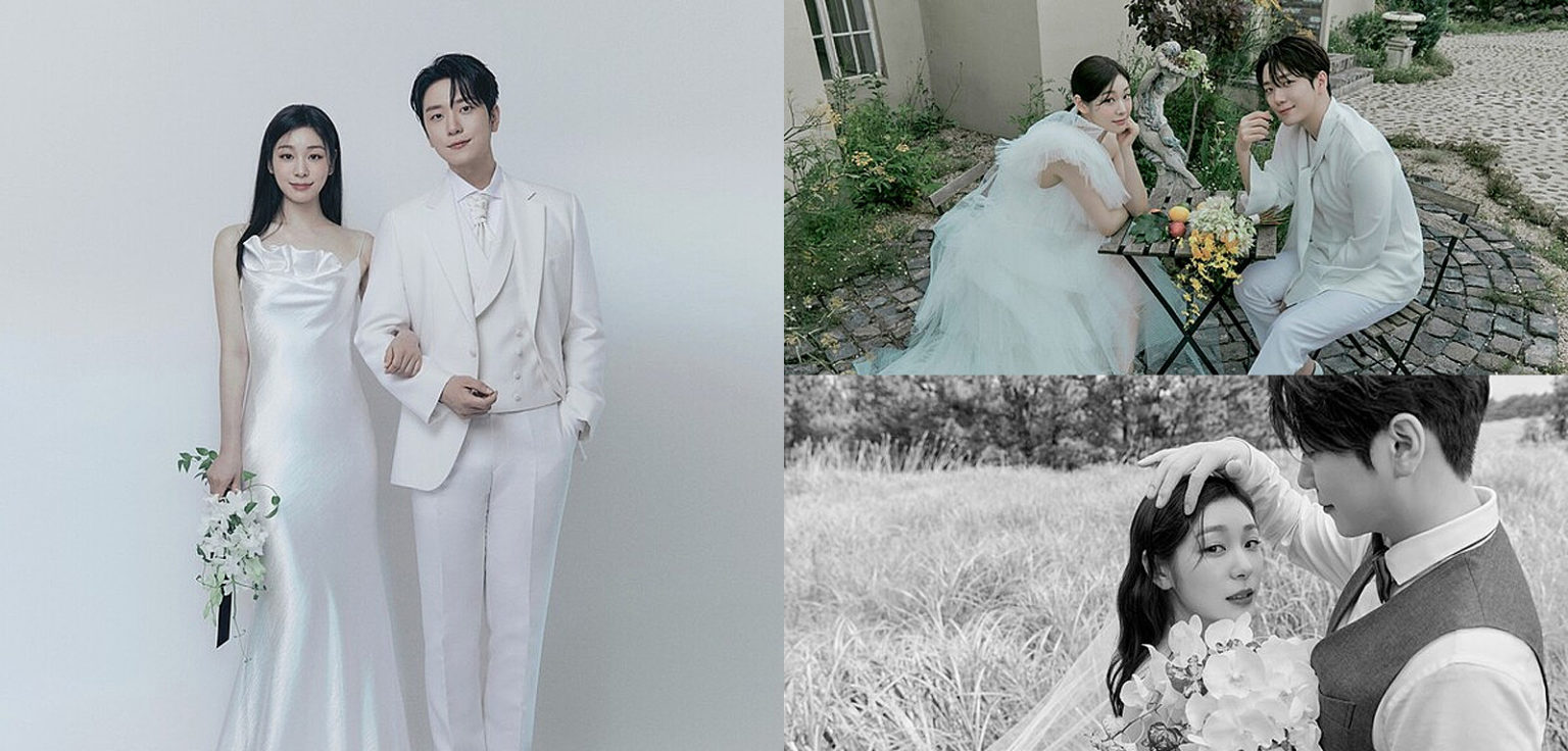 Kim Yuna et Ko Woo Rim (FORESTELLA) partagent leurs photos de mariage ...