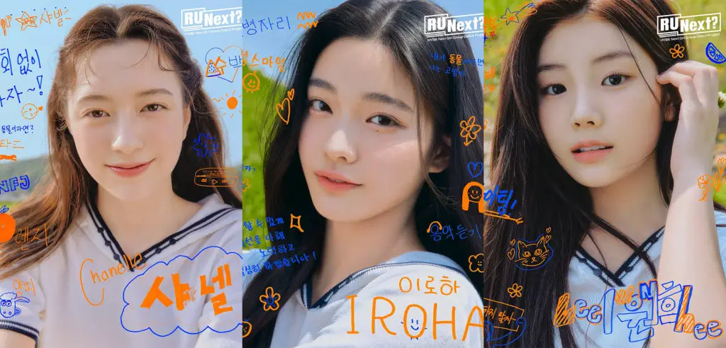 HYBE présente les 22 candidates de son nouveau survival « R U Next ...