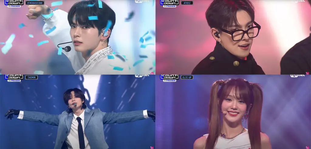 Les performances du MCOUNTDOWN IN FRANCE – K-GEN