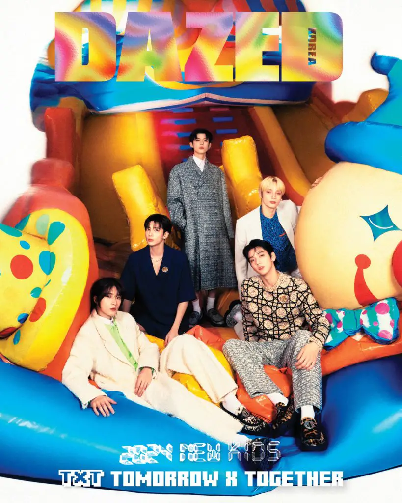 TXT pose en couverture de DAZED KOREA pour Dior – K-GEN