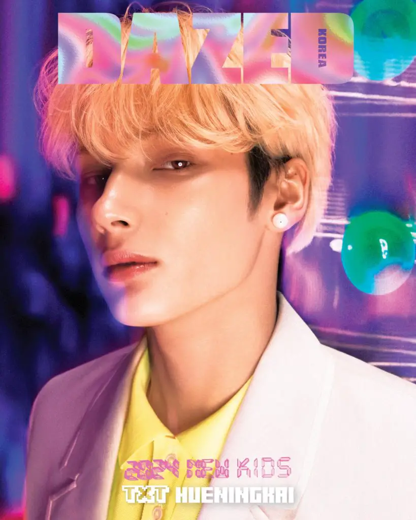 TXT pose en couverture de DAZED KOREA pour Dior – K-GEN