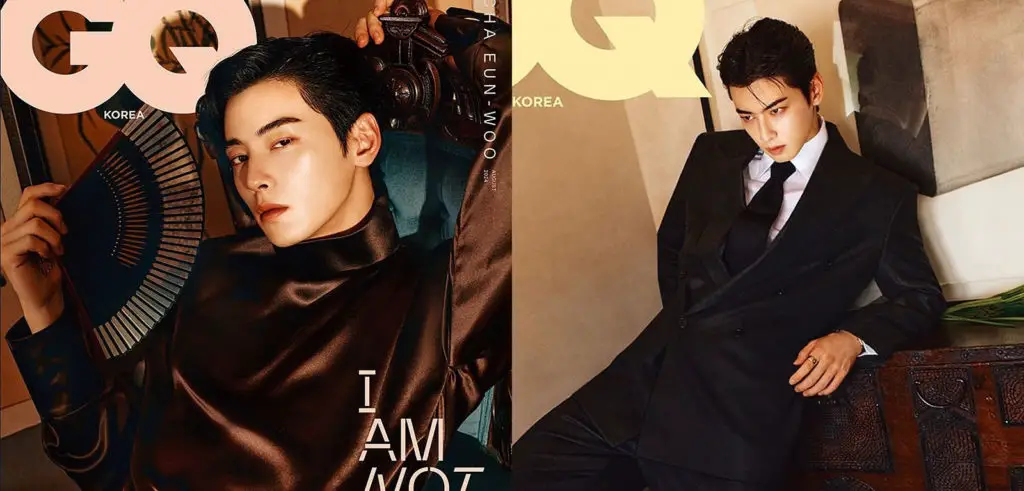Cha Eun Woo (ASTRO) pose en couverture de GQ KOREA pour Saint Laurent – K-GEN
