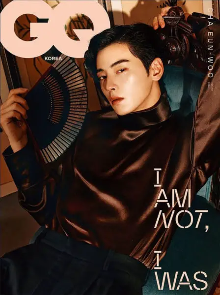 Cha Eun Woo (ASTRO) pose en couverture de GQ KOREA pour Saint Laurent – K-GEN
