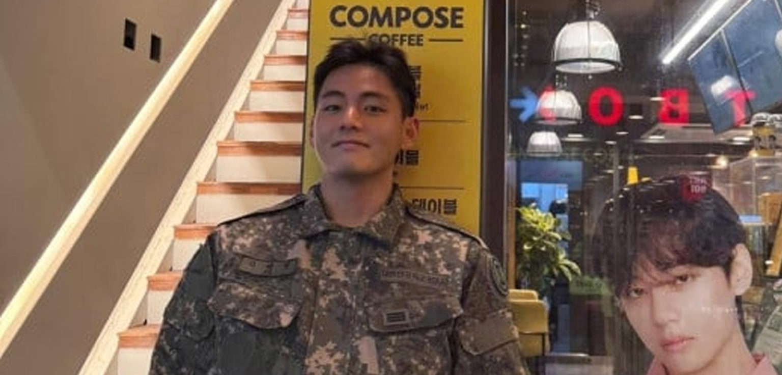 V (BTS) donne des nouvelles de son service militaire – K-GEN